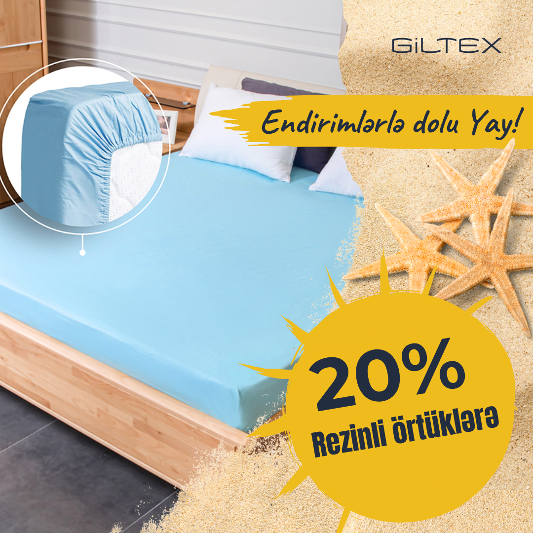 Satış kampaniyaları :: Rezinli örtüklərə 20% ENDİRİM
